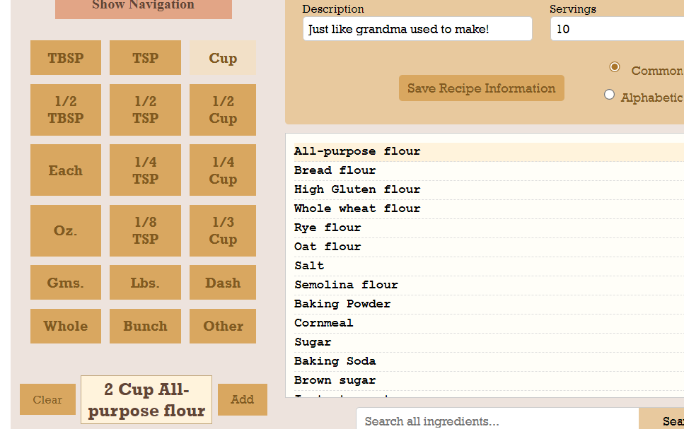 Help – Recipe Gadget